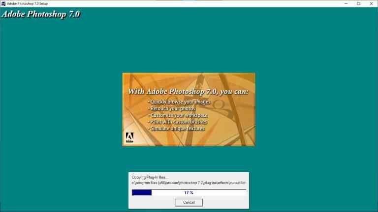 Download Adobe Photoshop 7 for Windows - Windowstan